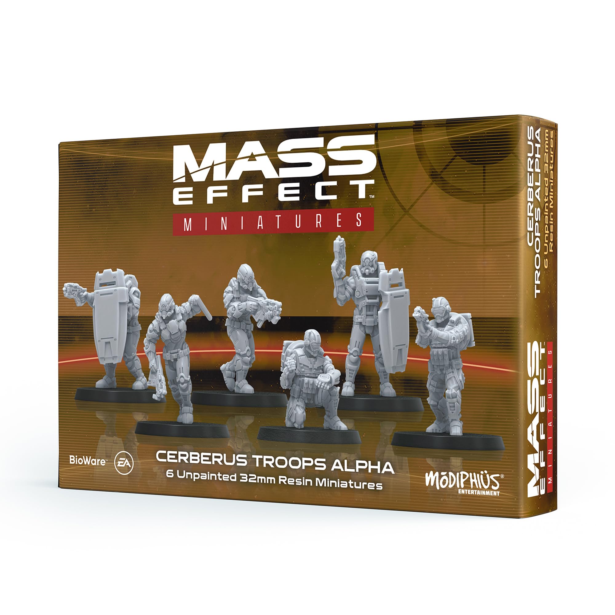 Mass Effect Cerberus Forces Alpha Resin Collectors Miniature Set - Upg – Mad Distribution ...