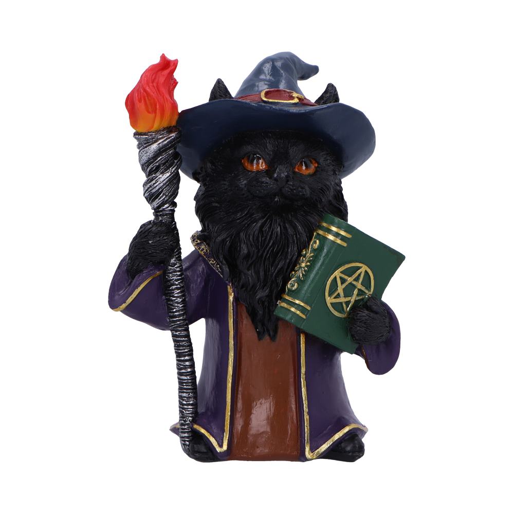 Magnus a Fantasy Wizard Cat Figurine 15cm – Mad Distribution Costumes Australia