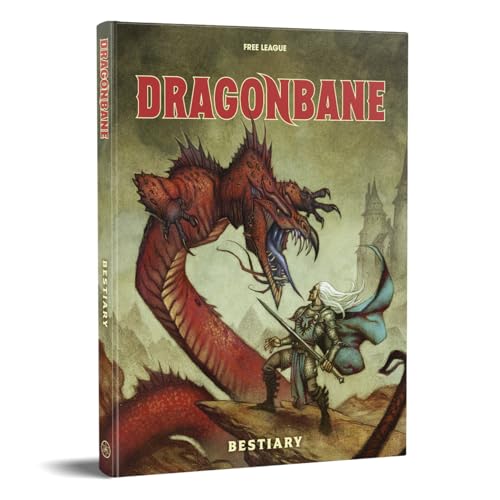 Free League Publishing Dragonbane: Bestiary, RPG Supplement Book, 63 F ...