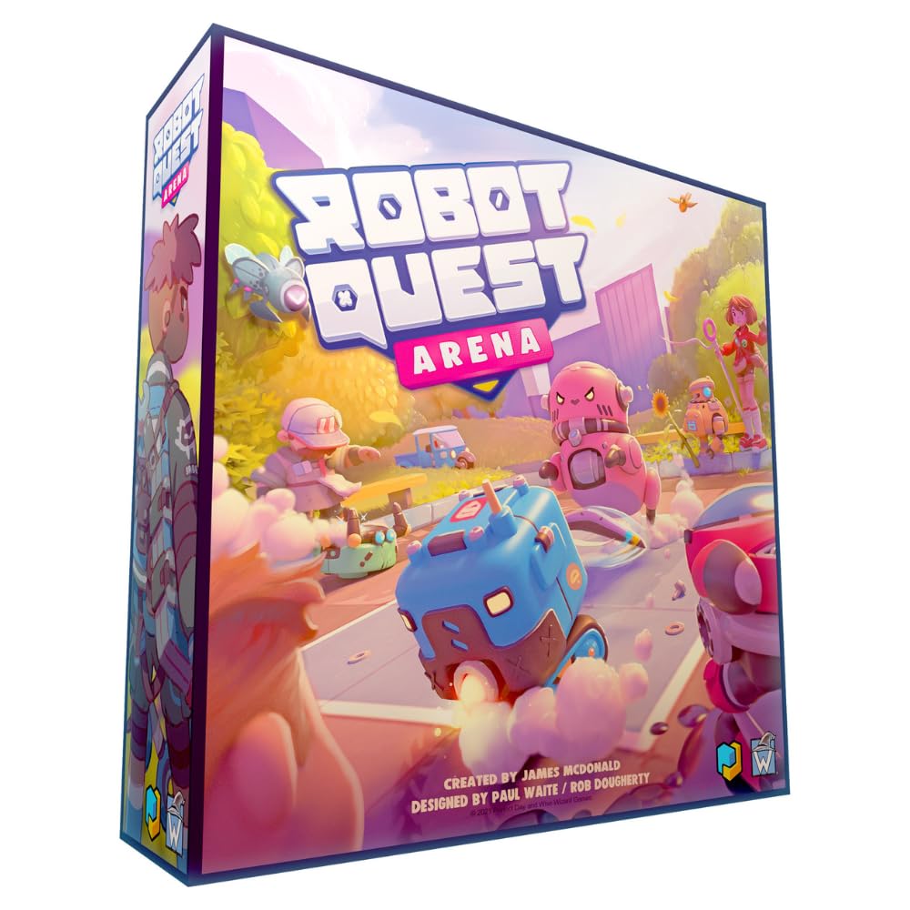 Wise Wizard Games: Robot Quest Arena Deckbuilding Board Game – Mad ...