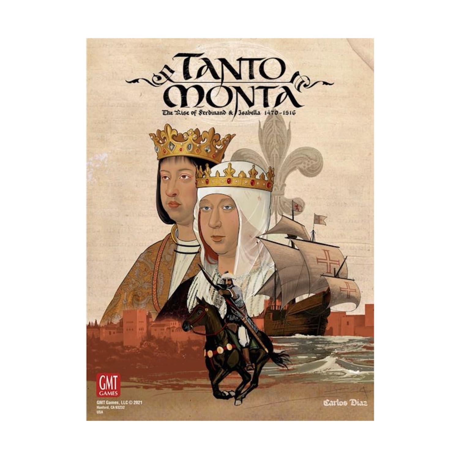 GMT Games Tanto Monta - The Rise of Ferdinand & Isabella 1470-1516 ...