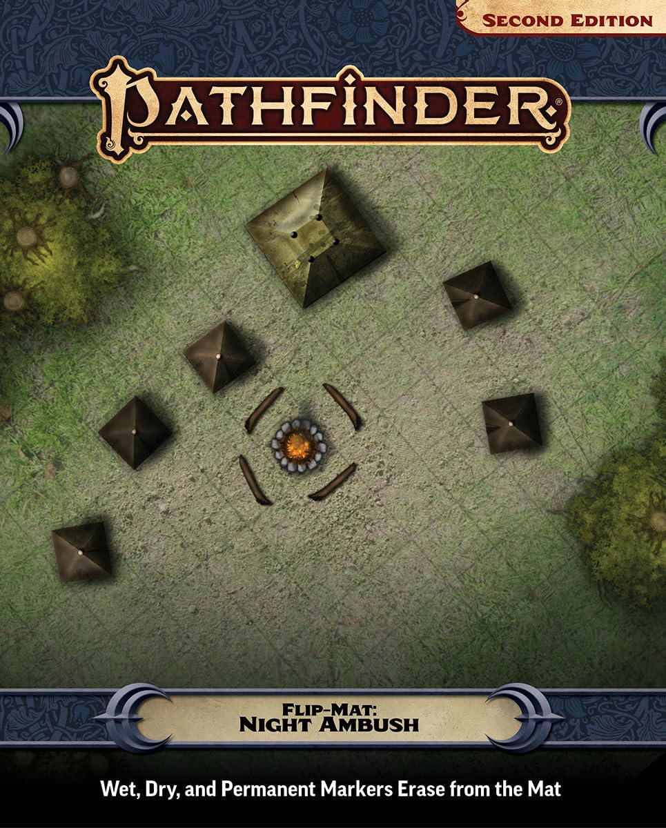 Pathfinder Flip Mat Night Ambush Two Sided Map – Mad Distribution ...