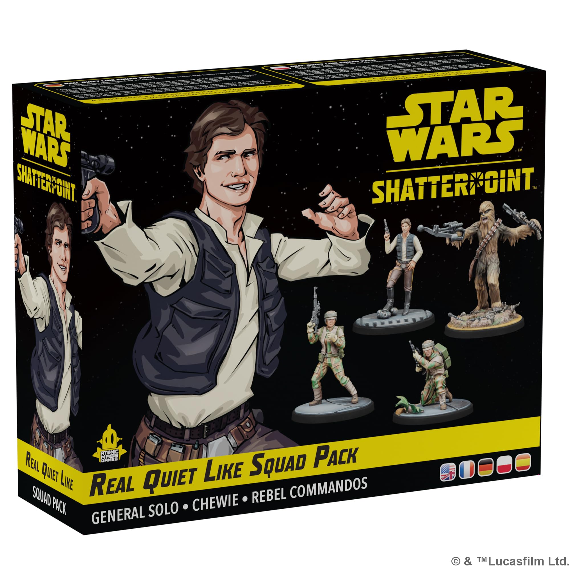 Atomic Mass Games Star Wars Shatterpoint Real Quiet Like Squad Pack ...