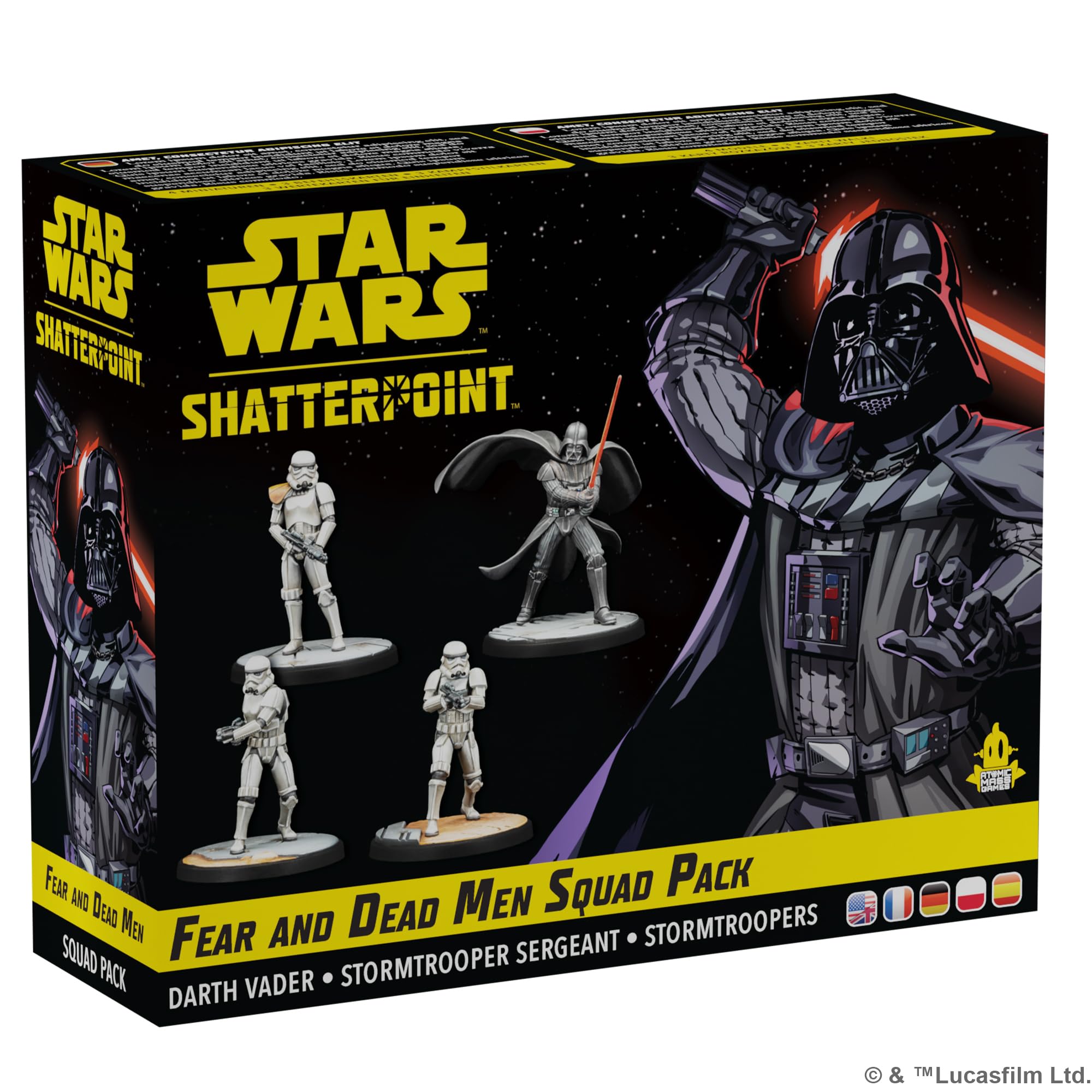 Atomic Mass Games Star Wars Shatterpoint Fear and Dead Men Squad Pack ...
