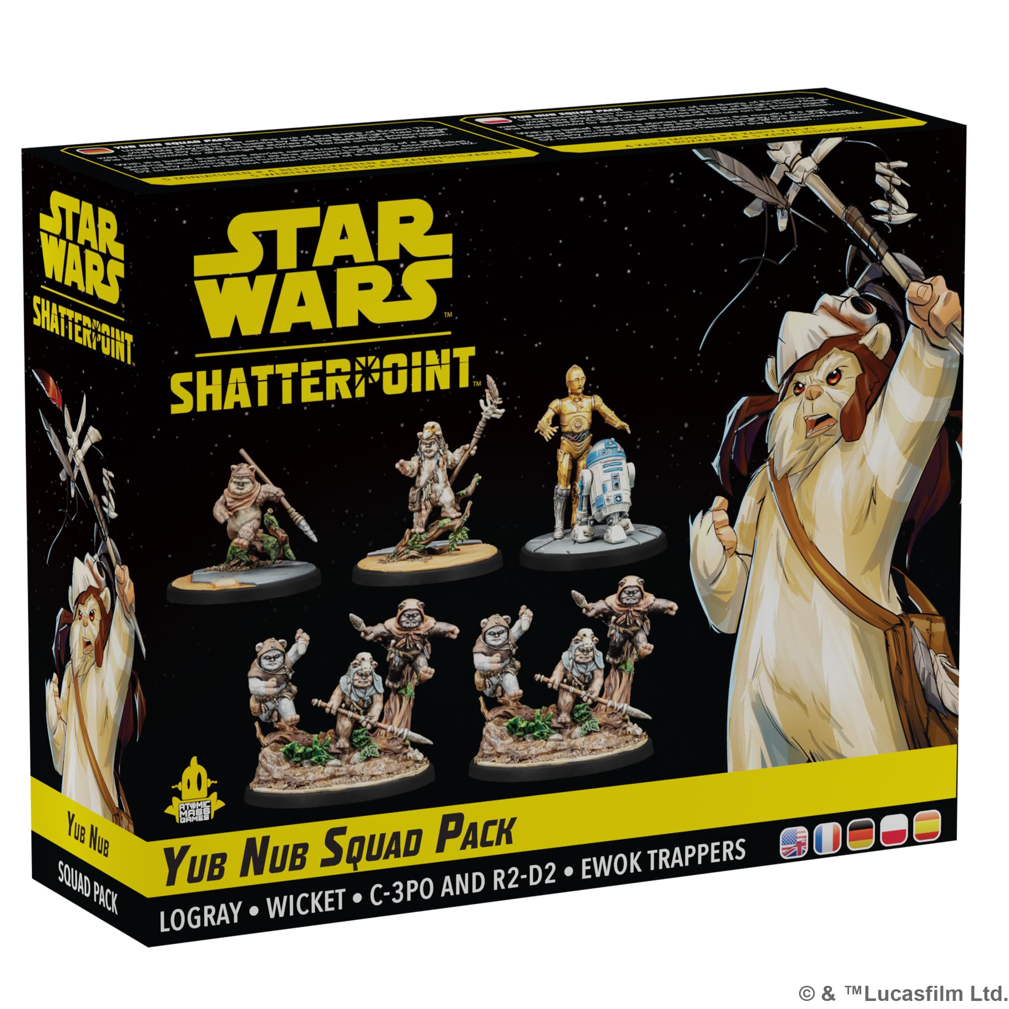 Atomic Mass Games Star Wars Shatterpoint Yub Nub Squad Pack - Tabletop ...