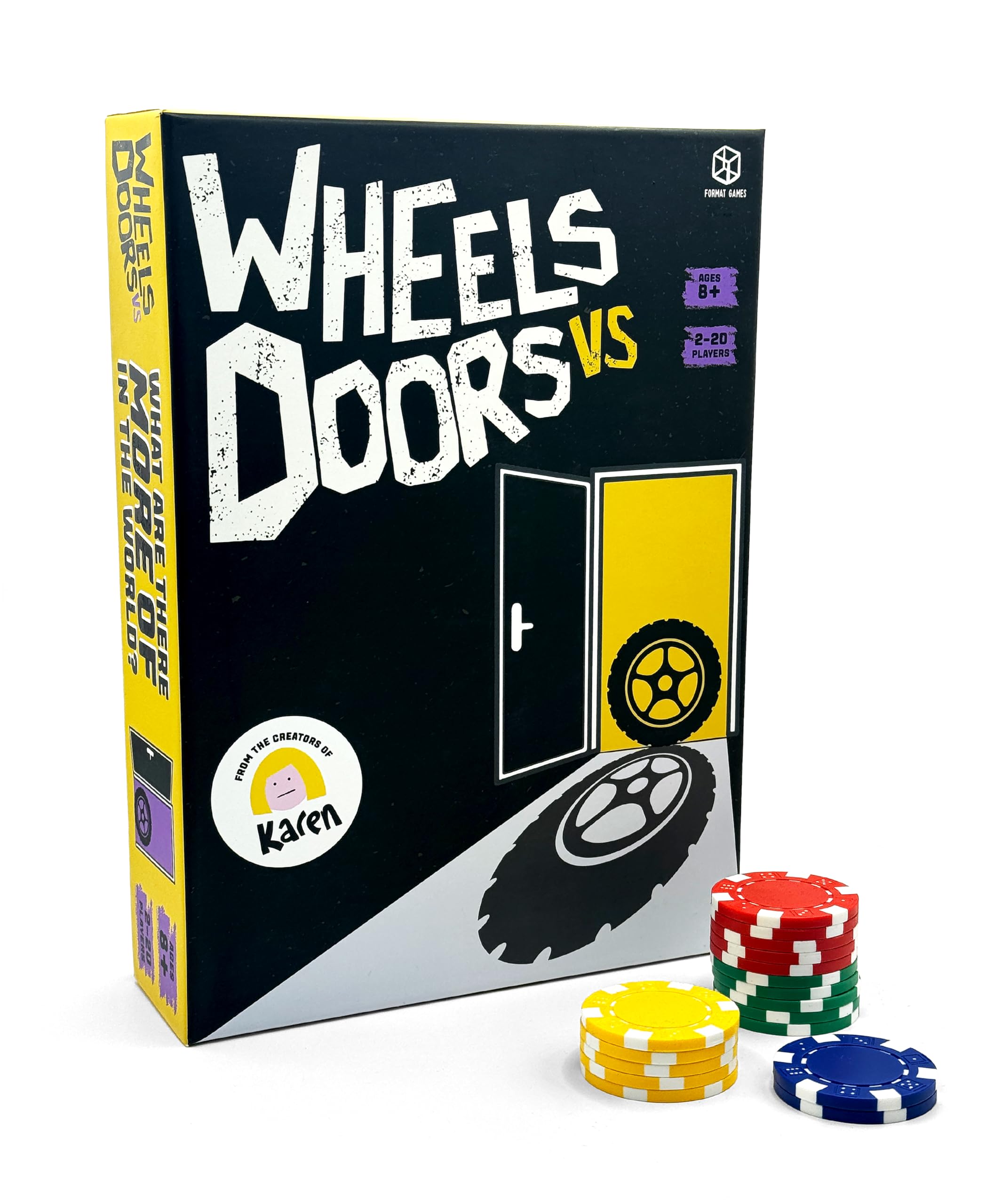 Format Games Wheels vs Doors Party Game - Hilarious Game Based on Soci ...
