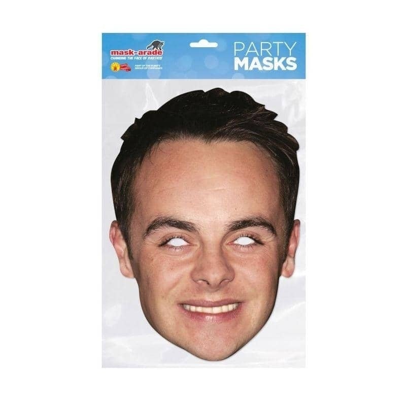 Ant Mcpartlin Celebrity Face Mask – Mad Distribution Costumes Australia