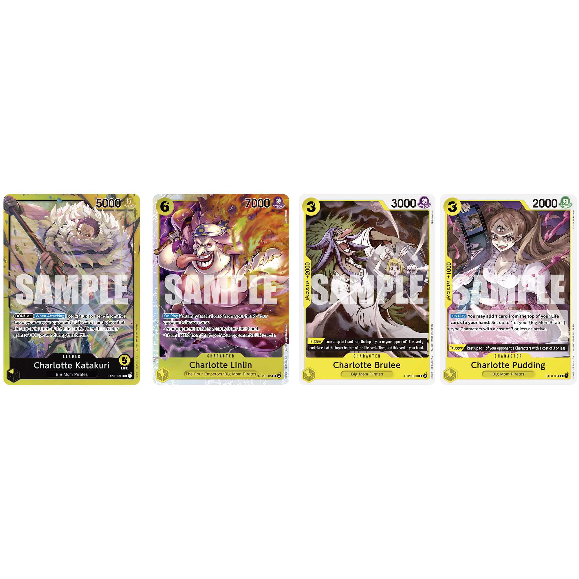 One Piece Card Game: Starter Deck - Yellow Charlotte Katakuri (ST-20 ...