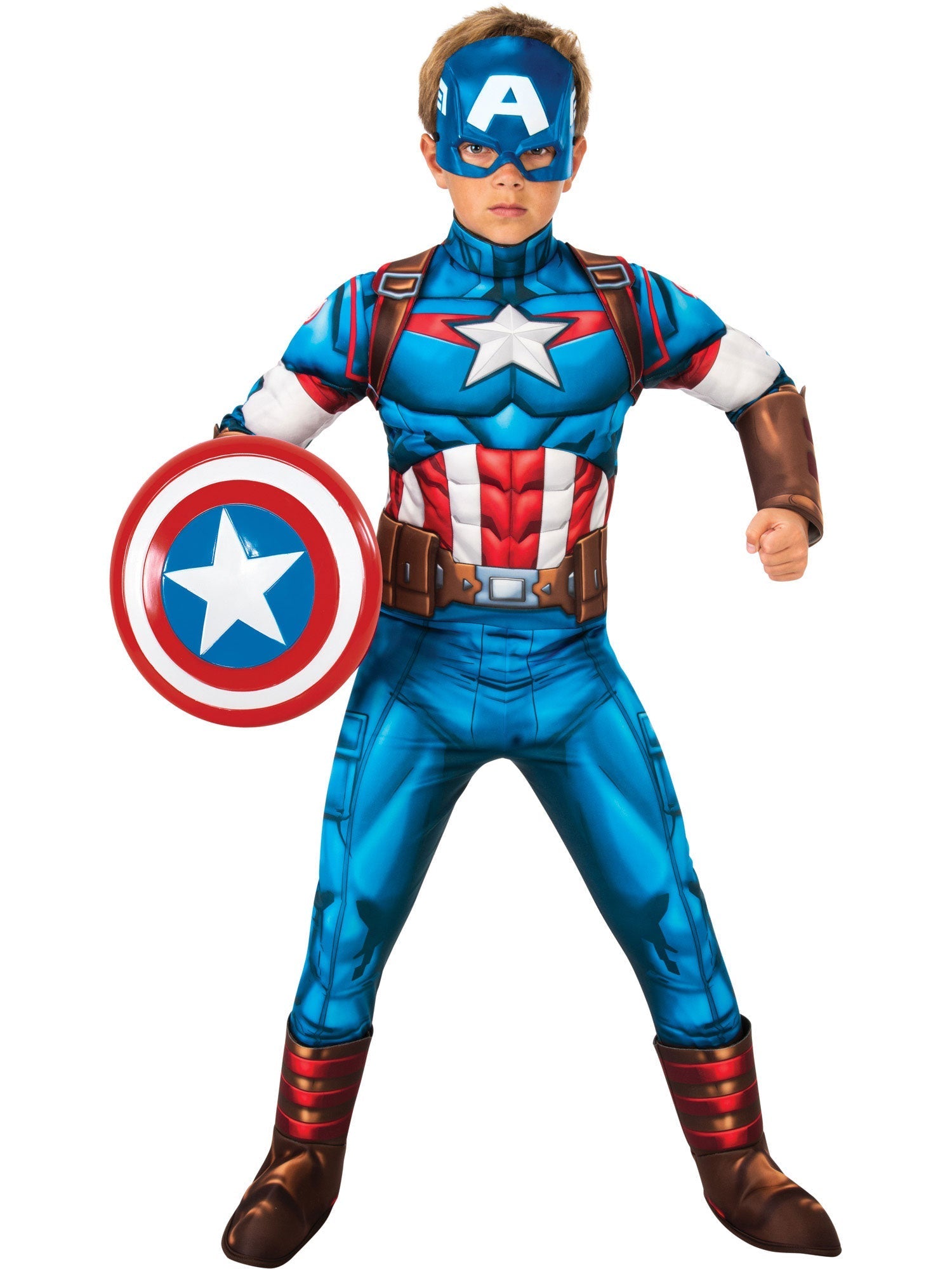Captain America Child Costume Deluxe – Mad Distribution Costumes Australia