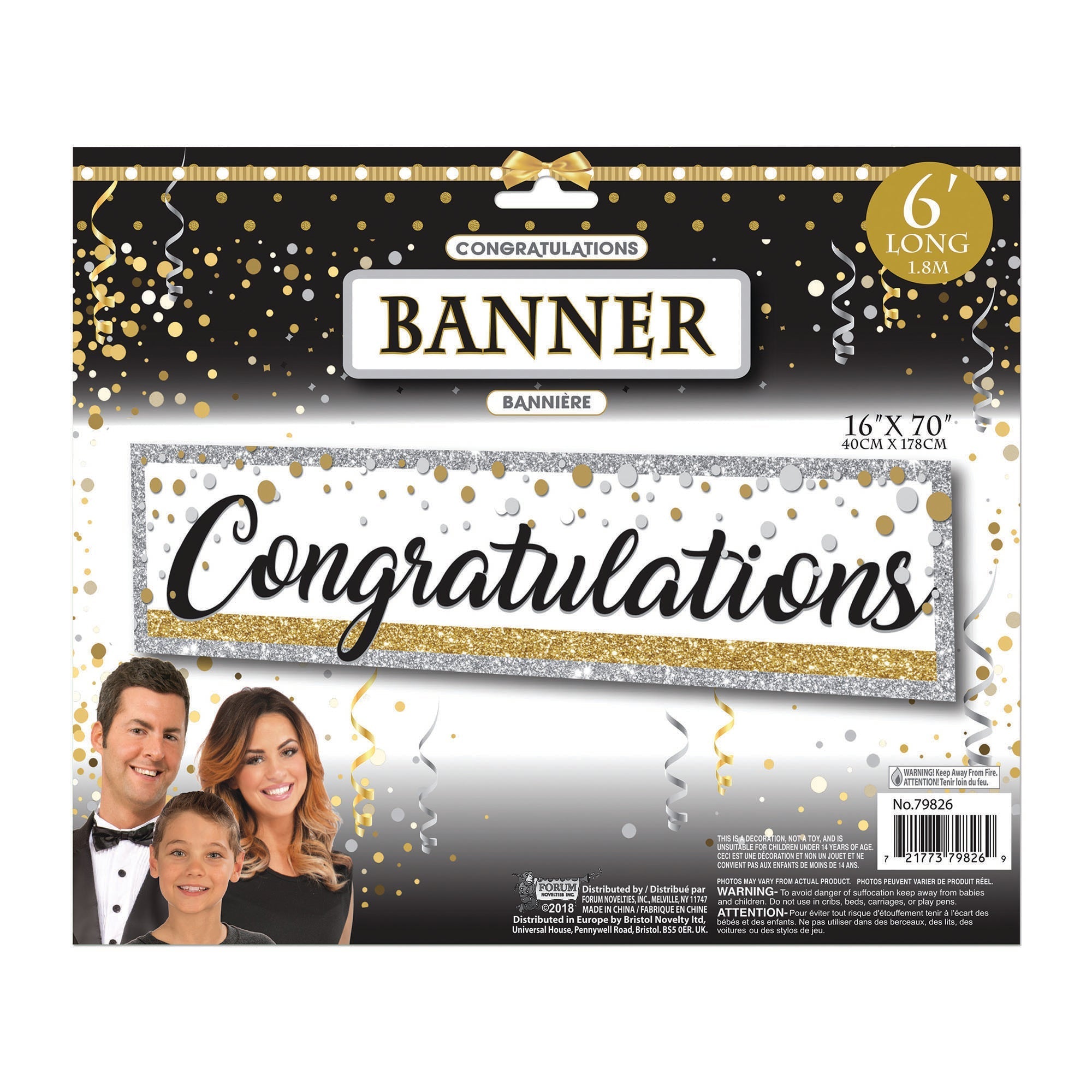 Congratulations Banner – Mad Distribution Costumes Australia