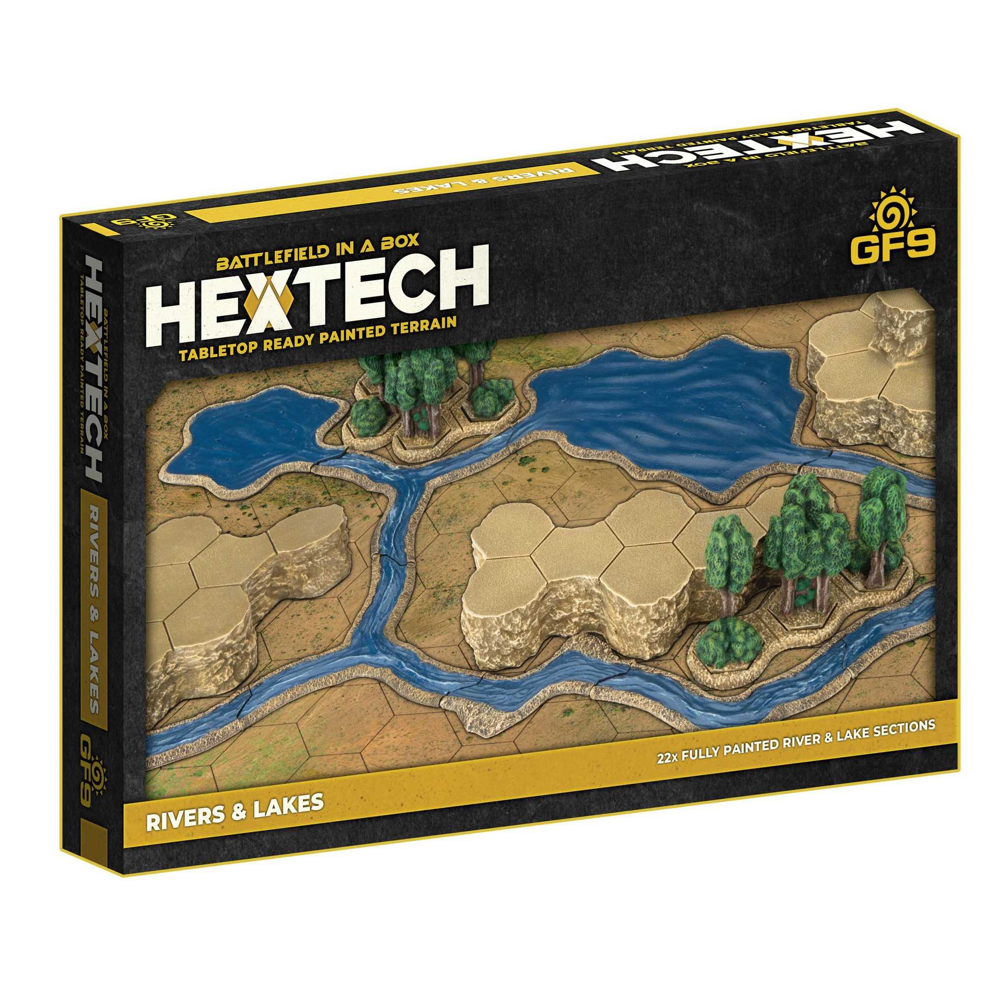 Hextech Tabletop Ready Painted Terrain: Rivers and Lakes – Mad ...