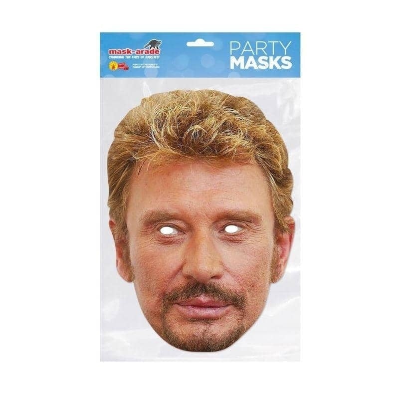 Johnny Hallyday Celebrity Face Mask – Mad Distribution Costumes Australia