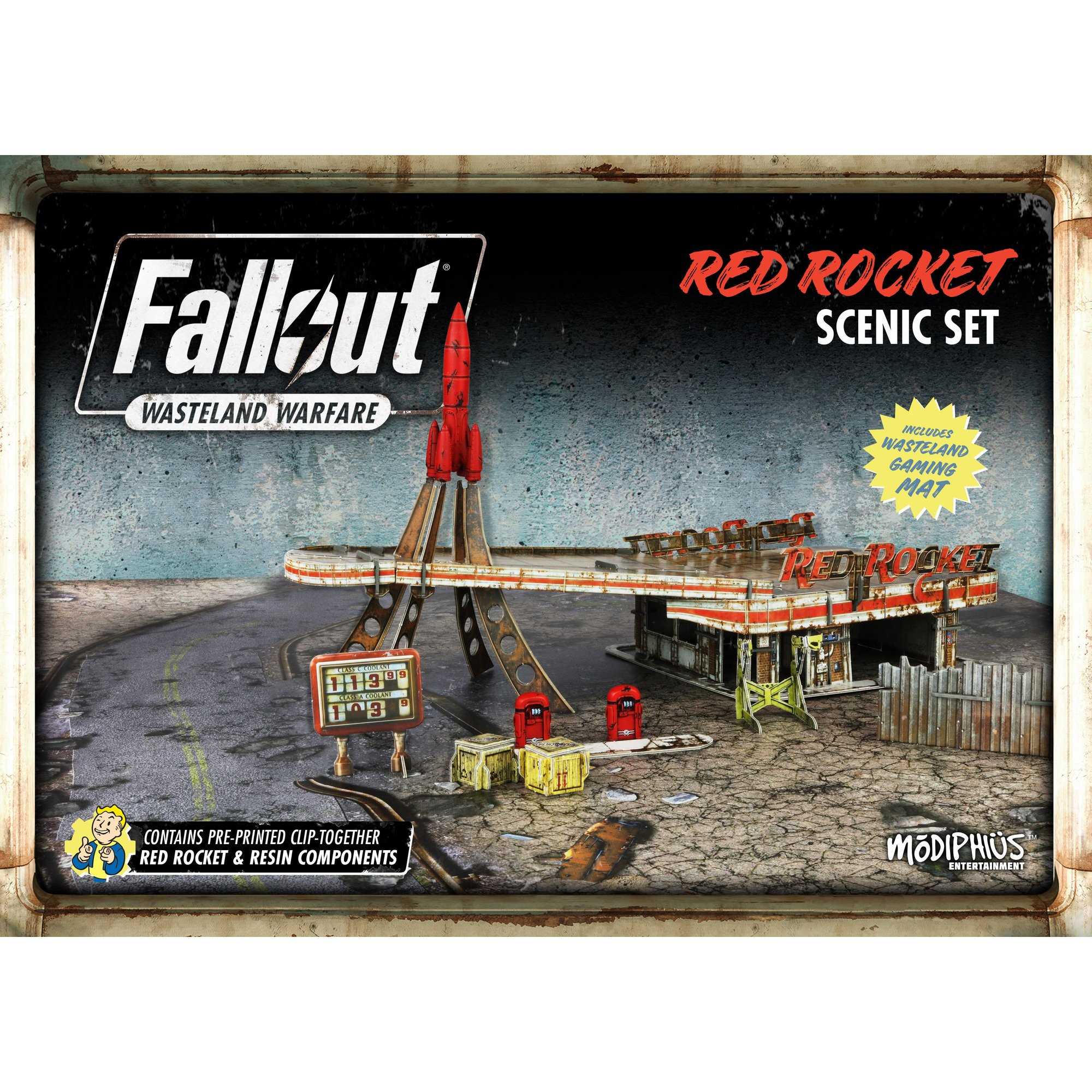 Fallout: Wasteland Warfare - Red Rocket Scenic Set – Mad Distribution ...