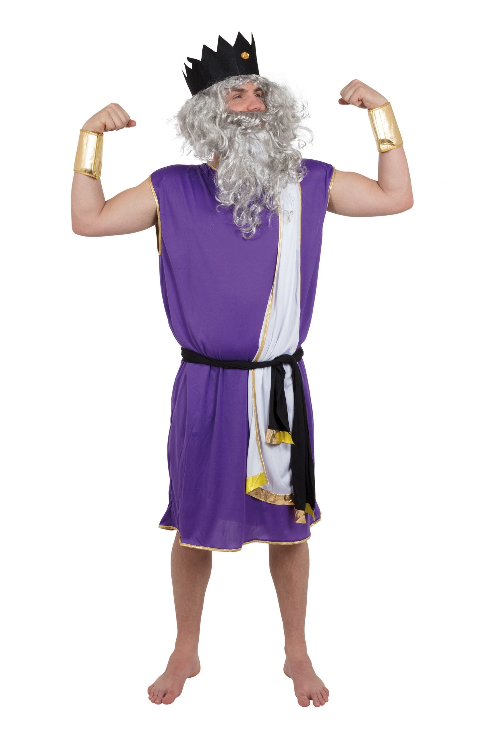 Mens King Neptune Adult Costume Male Halloween – Mad Distribution ...