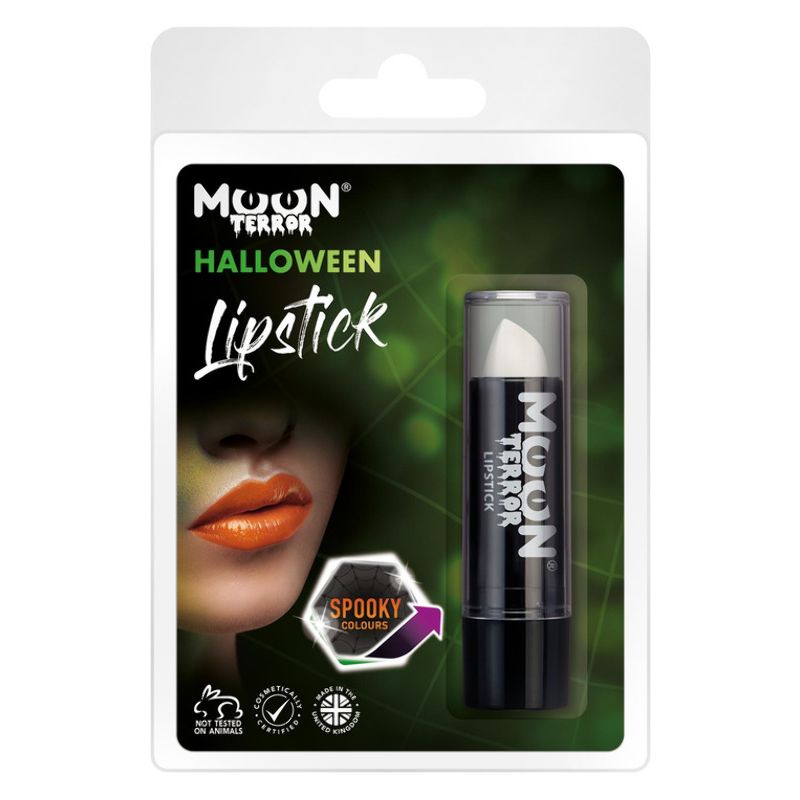 Moon Terror Halloween Lipstick White T30044 Costume Make Up – Mad ...