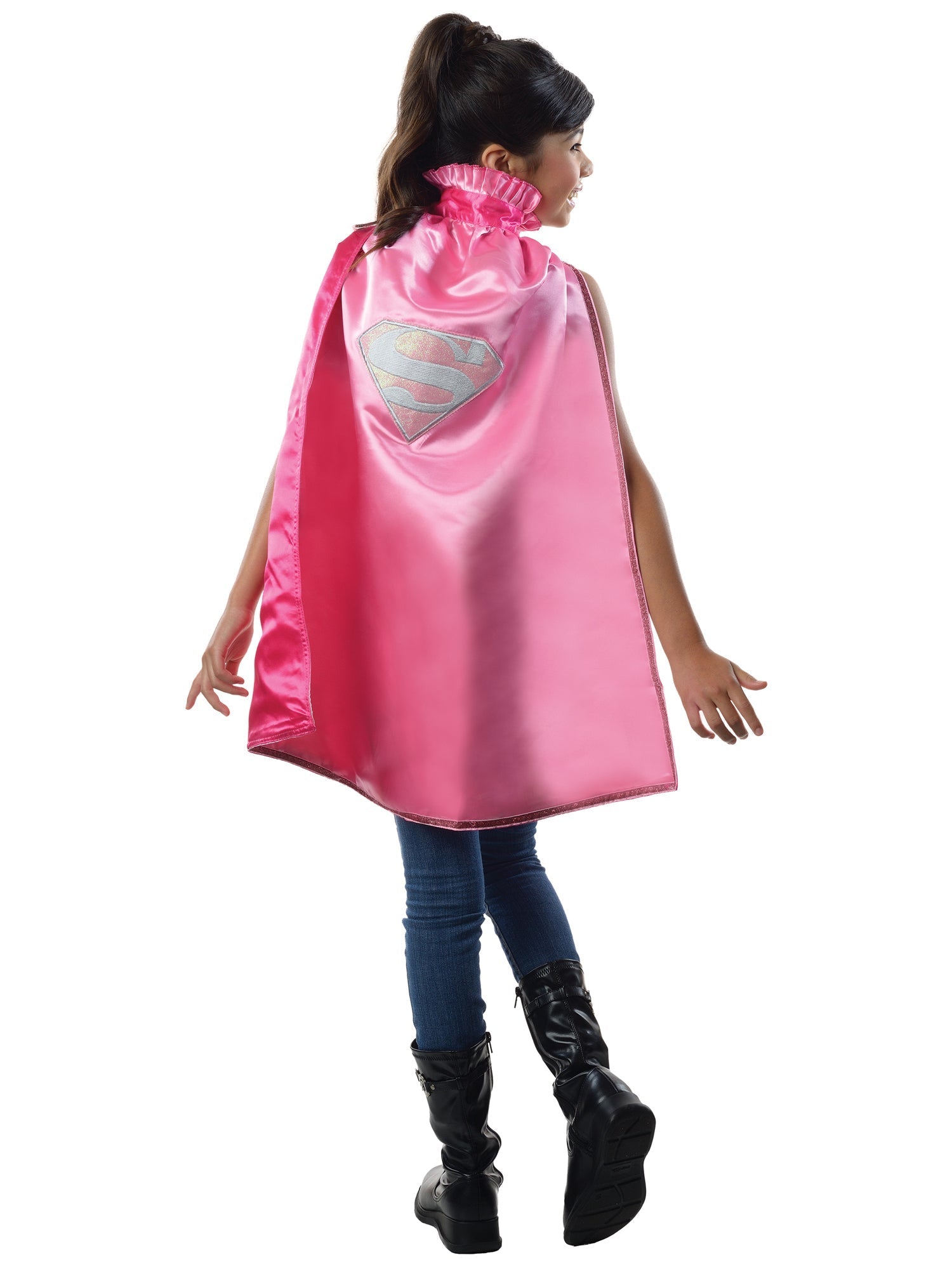 Supergirl Pink Cape Child – Mad Distribution Costumes Australia