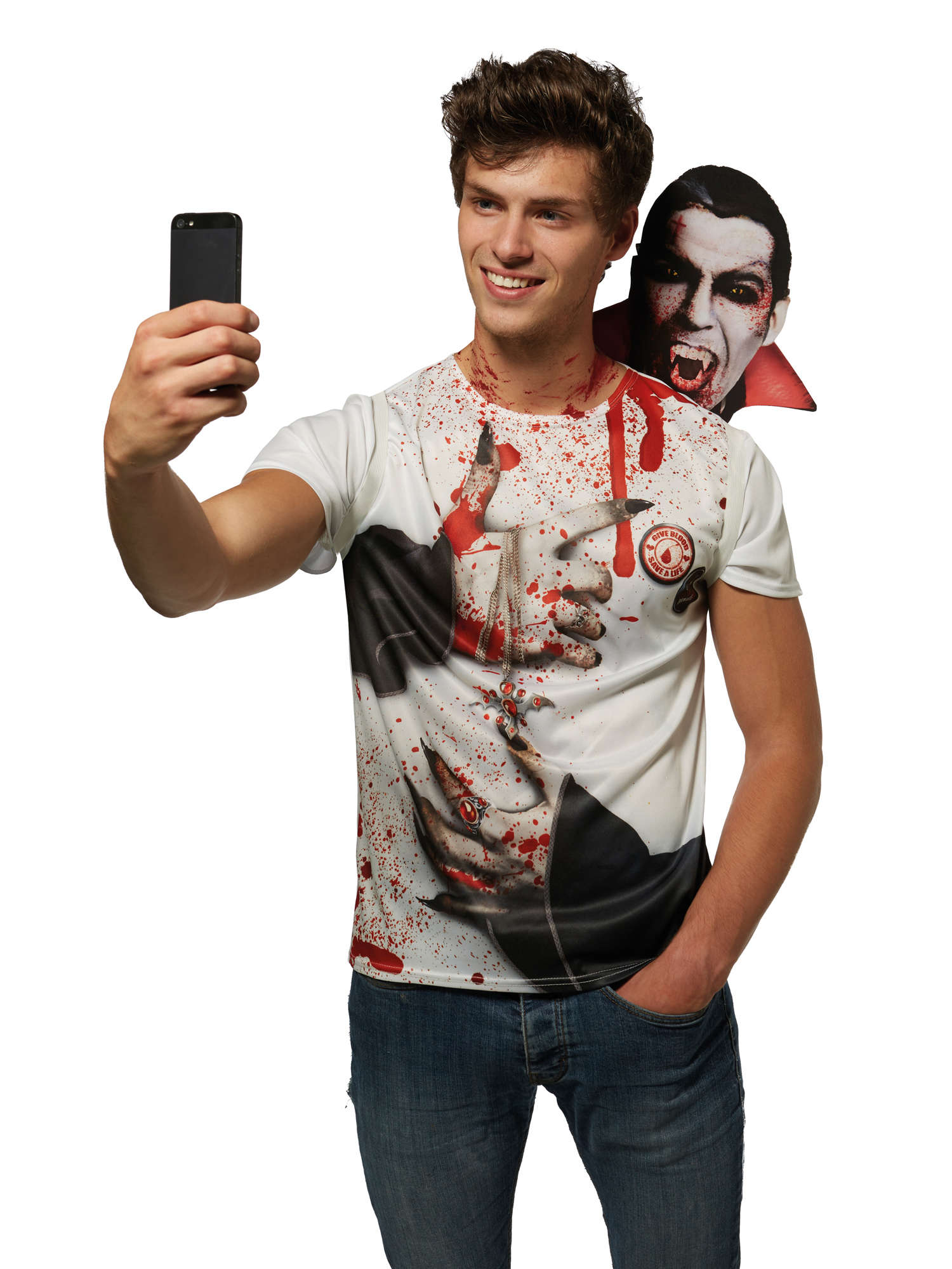 Vampire Selfie Shocker Costume – Mad Distribution Costumes Australia