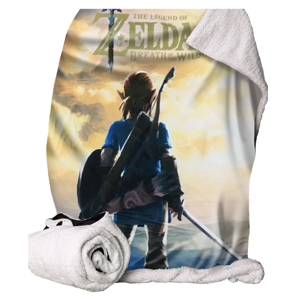The Legend of Zelda Breath Wild Throw Blanket 150cm – Mad Distribution ...