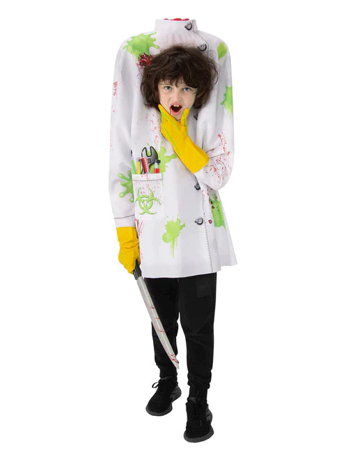 Headless Scientist Costume Kids – Mad Distribution Costumes Australia